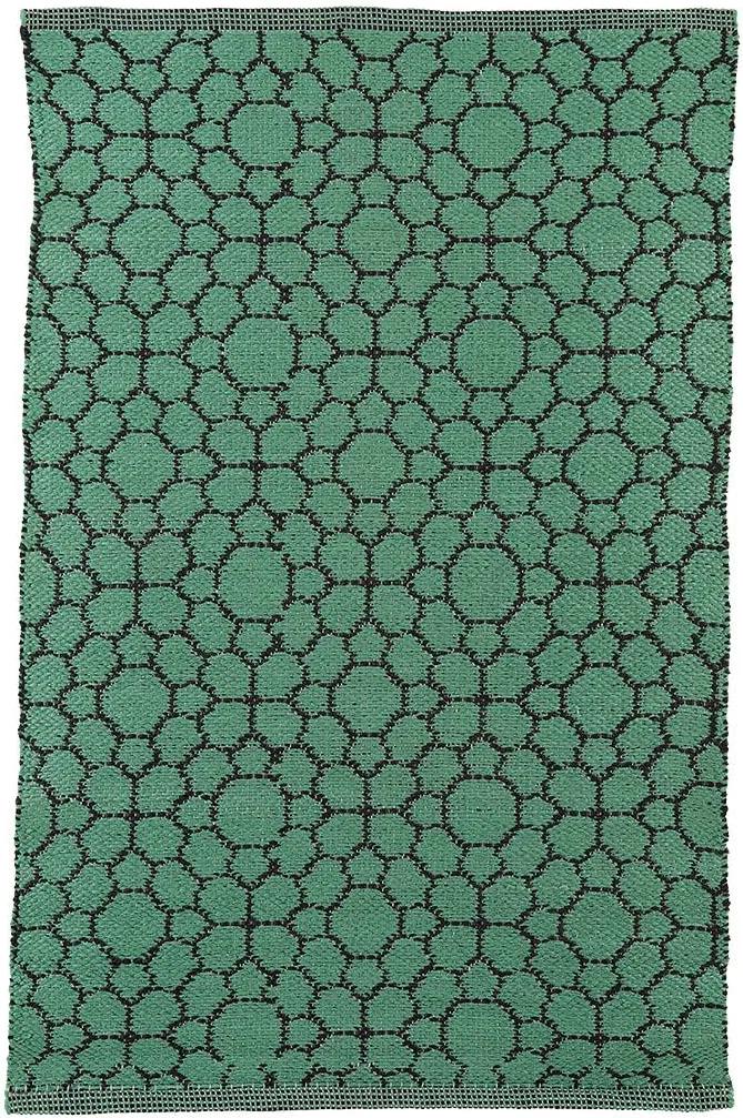 House Doctor Venkovní koberec Luna 180x70cm, zelená barva, plast