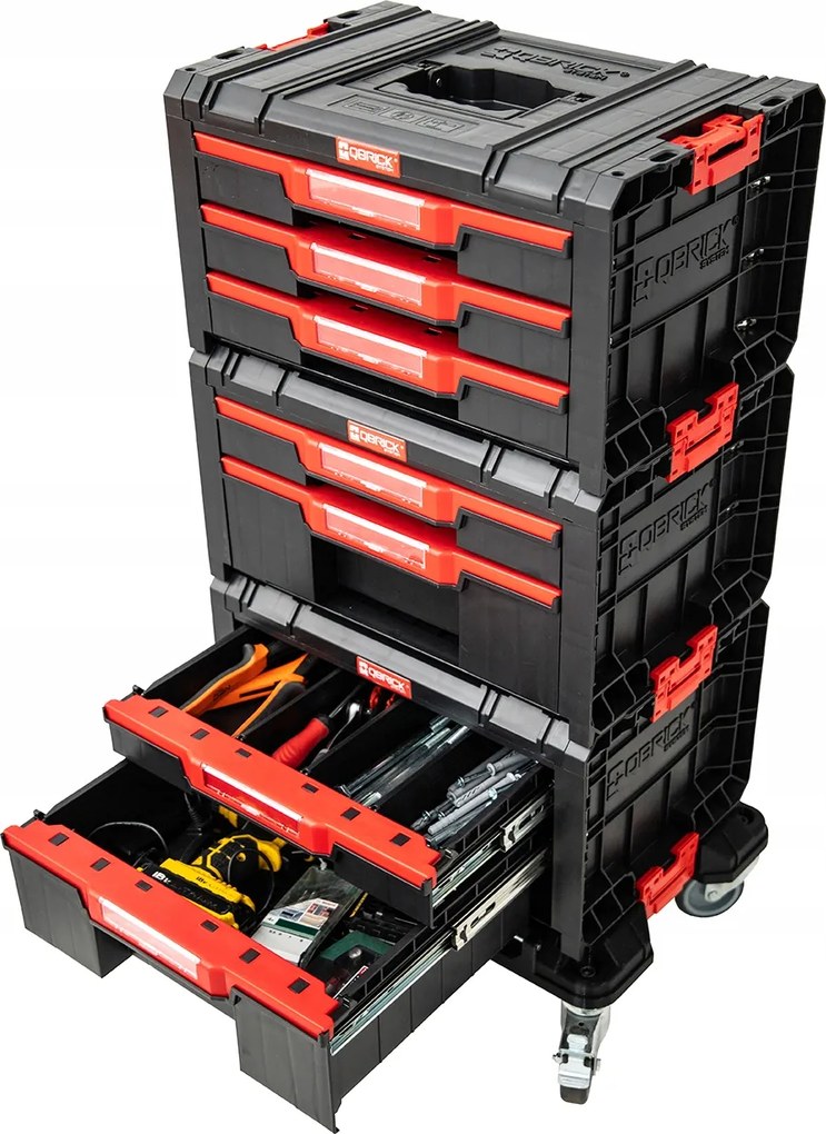 Qbrick System Pro Drawer Workshop Set 1 2.0 na kolečkách box na nářadí