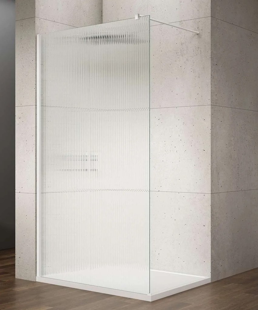 Gelco Vario - Sprchová zástěna, 120x200 cm, sklo nordic/bílá GX1512-07