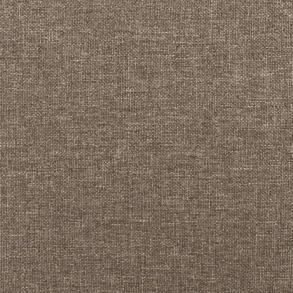 Box spring postel s matrací taupe 140x200 cm textil,  3144081