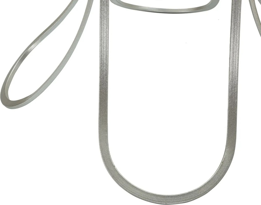 Odkládací stolek Trixy 56 cm stříbrný