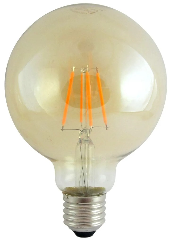 LED žárovka 4W FILAMENT Globe G-95 Gold