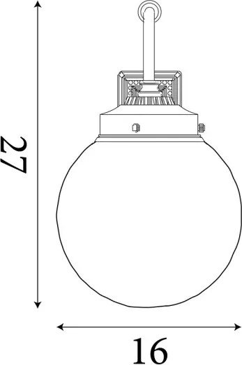 Searchlight 3259AB Nástěnné koupelnové svítidlo BELVUE PATINA s vypínačem