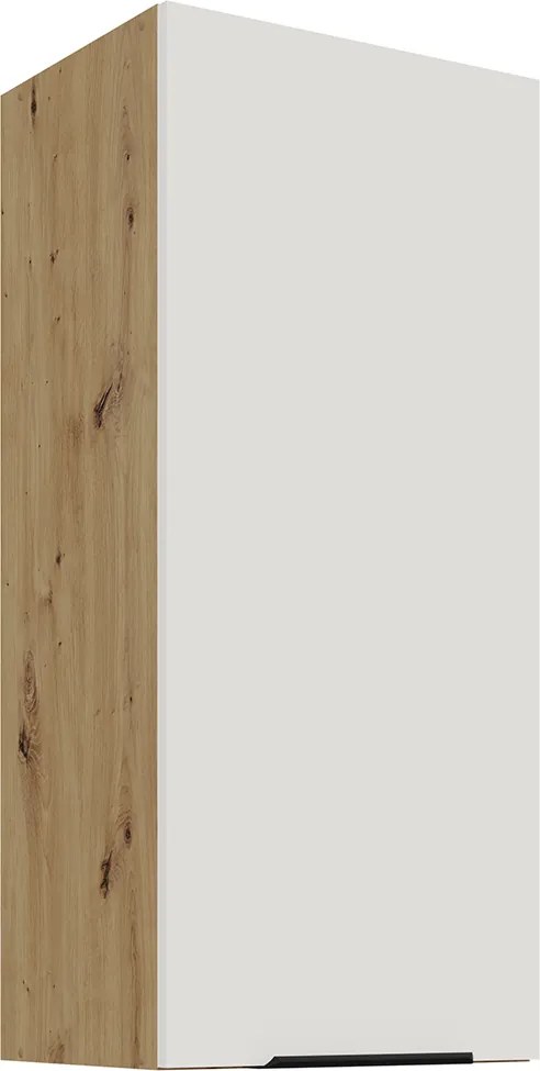 ARIA az | horní skříňka 40 G-90 1F policová | 40 cm | VYSOKÁ | ANTI FINGERPRINT povrch | artisan/bílá