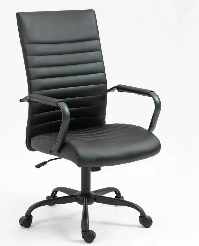 Kancelářská otočná židle Q-306 černá židle Sig