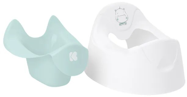 KikkaBoo Nočník hroch White Mint