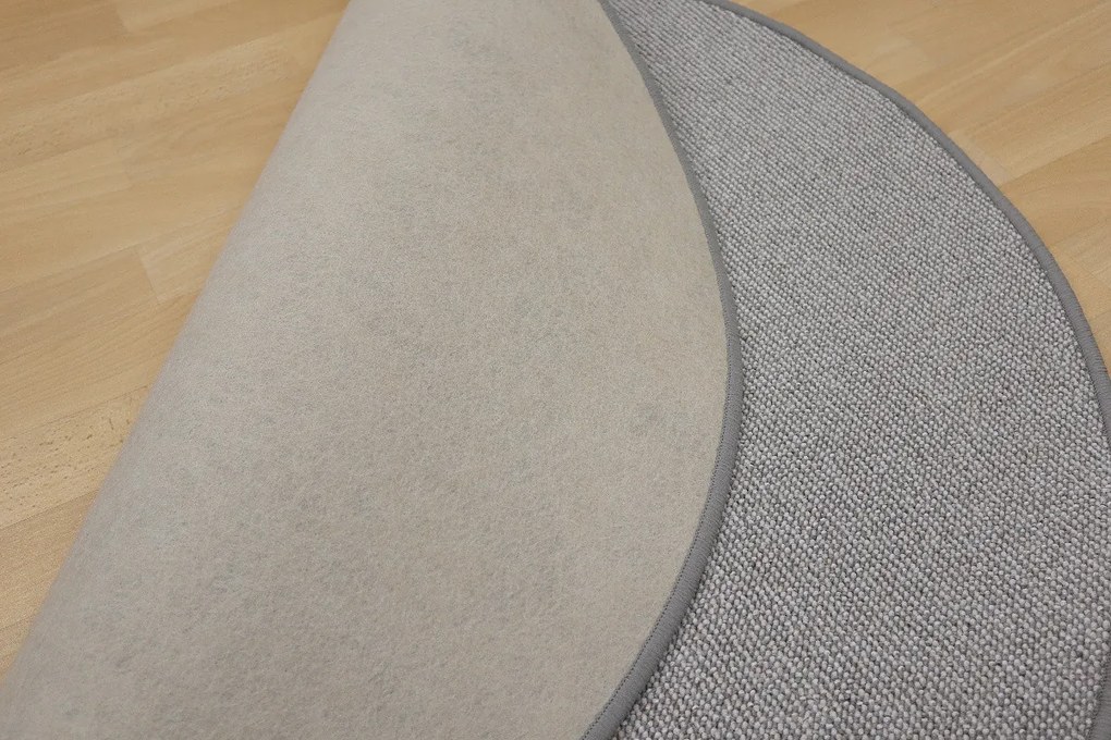 Vopi koberce Kusový koberec Porto šedý kruh  - 57x57 (průměr) kruh cm