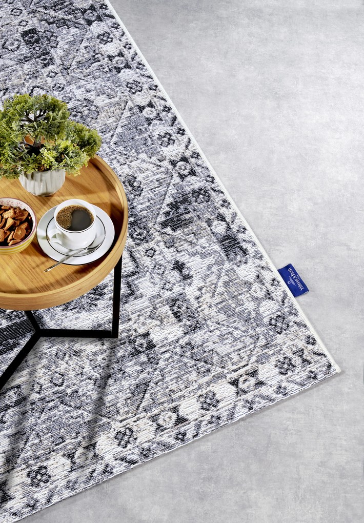 Villeroy & Boch Kusový koberec 106063 Cream, Grey – na ven i na doma, 160x235, šedá, chodba / předsíň