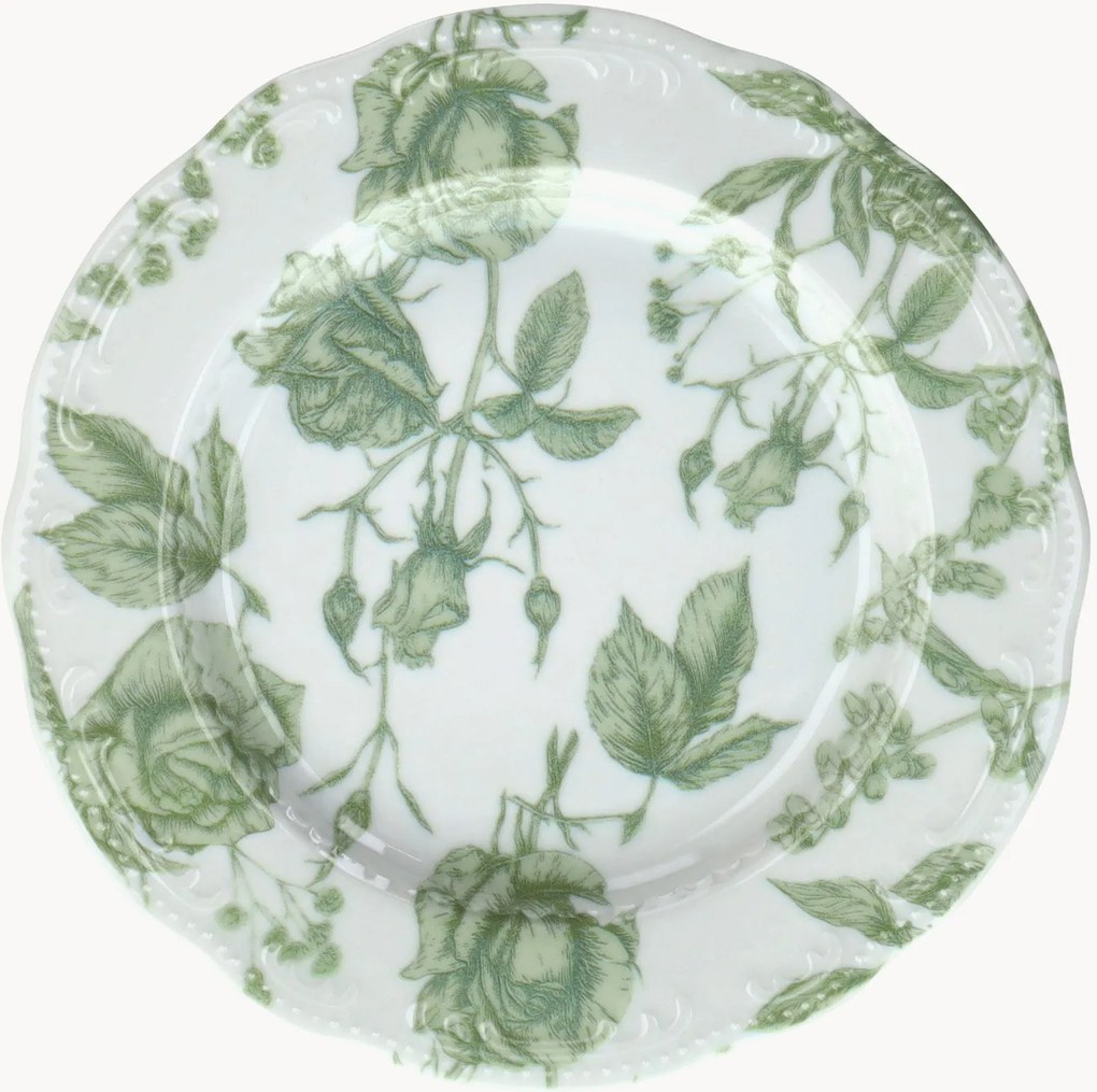 Sada snídaňových talířů z porcelánu Wienna, 12 dílů