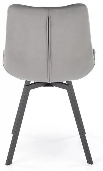 Otočná jídelní židle K519 Halmar Černá