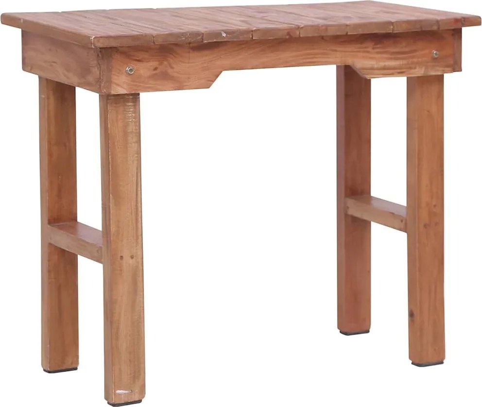 Přístavný stolek 70 x 35 x 60 cm masivní mahagonové dřevo 283915