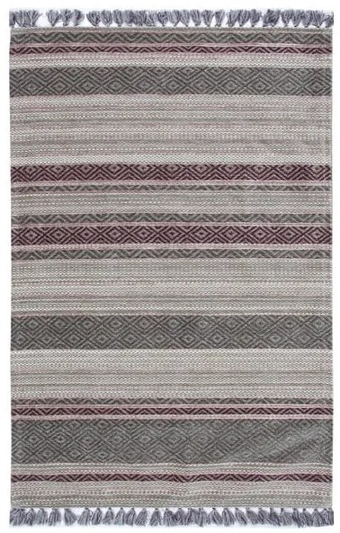 Koberec Eco Rugs Lila Stripes, 80 x 150 cm