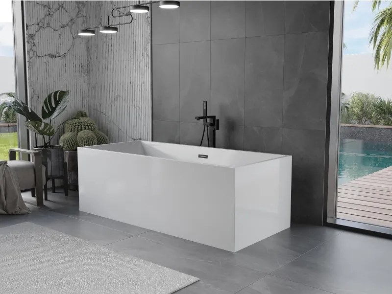 Mexen Vigo volně stojící vana 178,5 x 80 cm, bílá, přepad černý - 51251788000-70