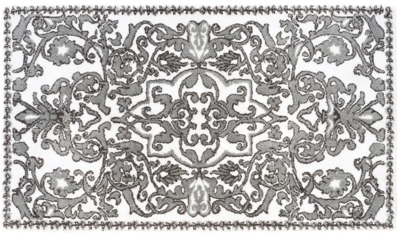 Abyss & Habidecor Stříbrná koupelnová předložka PERSE platinum, Rozměr 60x100cm