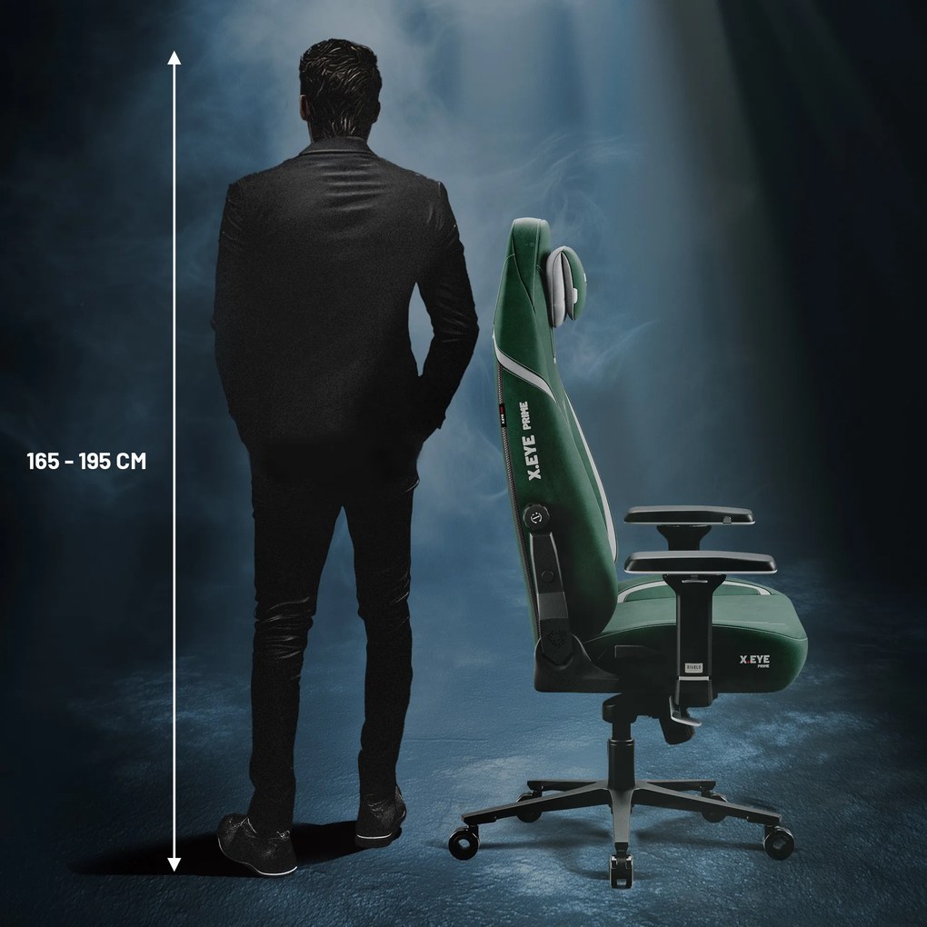 Herní židle zelená Normal Size: Diablo X-Eye Prime Forest Green