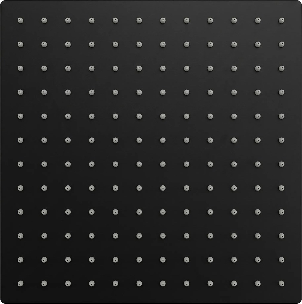 Rea Rea, čtvercová hlavová sprcha 30x30 cm, nerez, JS-P015B, černá matná, REA-P0613
