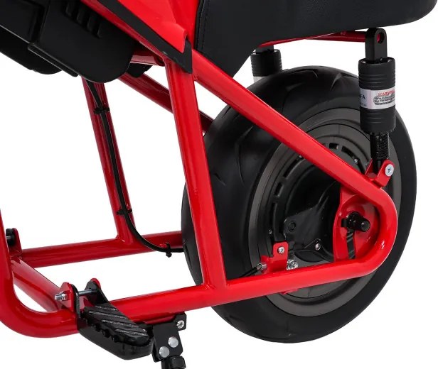 Elektrická motorka SUPERMOTO červená