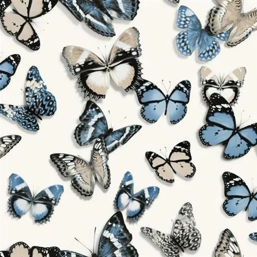 Vliesové tapety na zeď Virtual Vision motýli modří