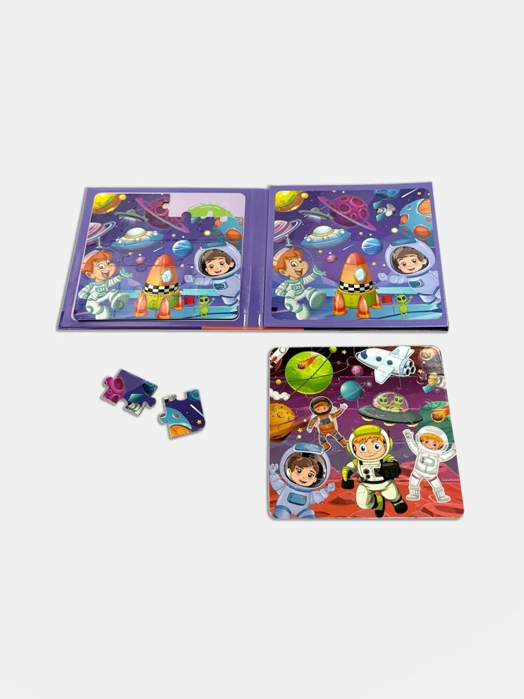 Sinsay - Magnetické puzzle s vesmírným motivem 40 kusů - vícebarevná