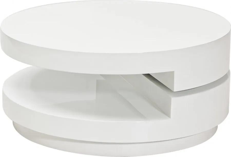 Casarredo Konferenční stolek FABIOLA bílý rozkládací