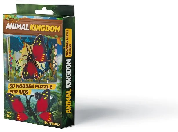 EscapeWelt 3D dřevěné puzzle Motýl