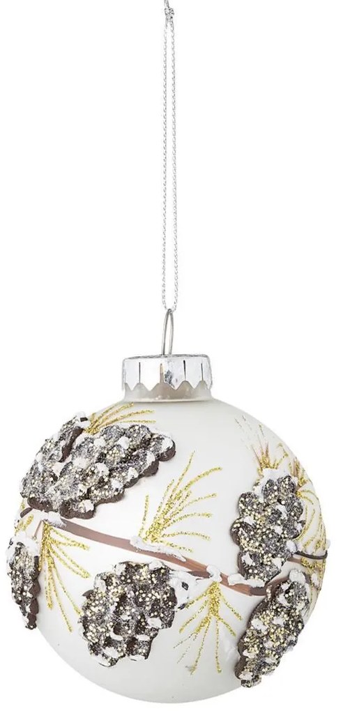 Vánoční skleněné koule  Bloomingville Skanny Ornament | barevná