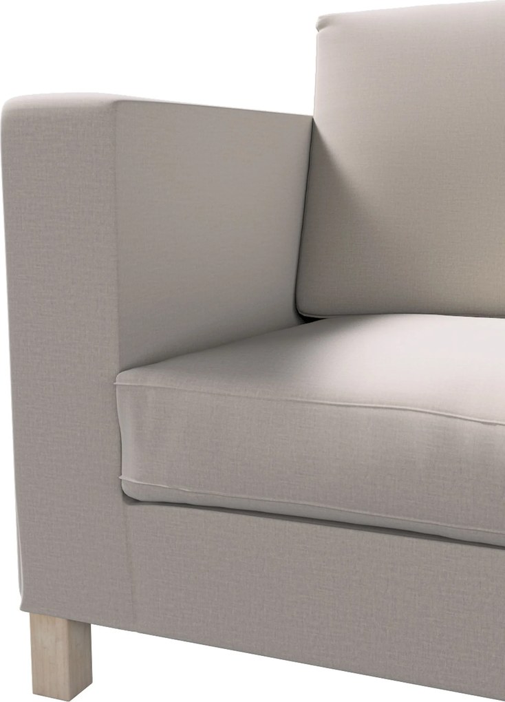 Potah na pohovku IKEA Karlanda 3-místná nerozkládací, krátký barva béžová látka sametová