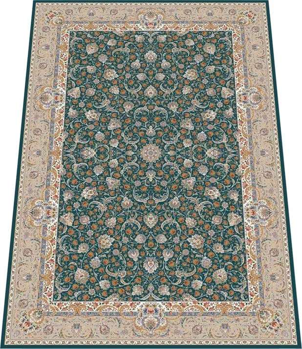 BE Koberec Sultan 1200 Cyan - vícebarevný obdélníkový Rozměr: 150x225 cm