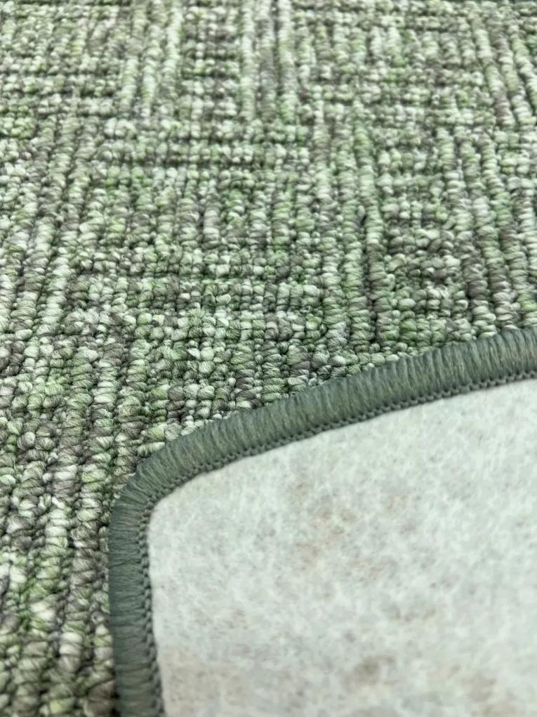 Koberec LOFT 44 šíře 5m zeleno-šedý