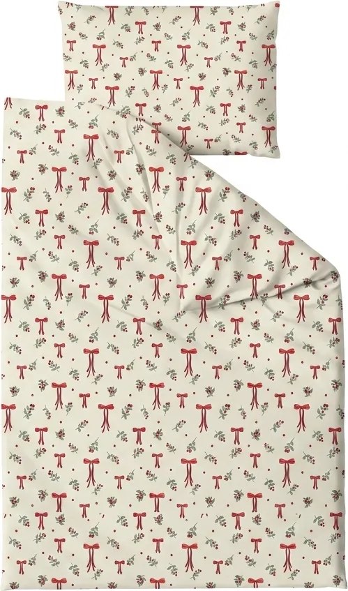 Polybavlněné povlečení HOLLY BOWS POLY barevné Rozměr povlečení: 70 x 90 cm | 140 x 220 cm