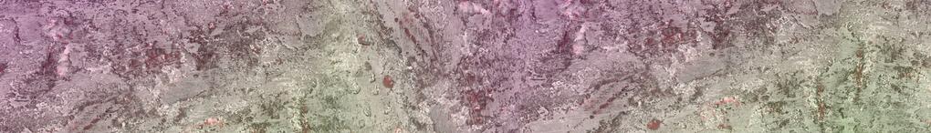 DIMEX | Fototapeta do kuchyně Textura staré betonové zdi KI-420-261 | 420 x 60 cm | šedá, fialová