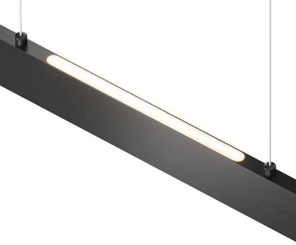Maytoni P010PL-L30B4K- LED Lustr na lanku STEP LED/30W/230V 4000K 118,5 cm černá