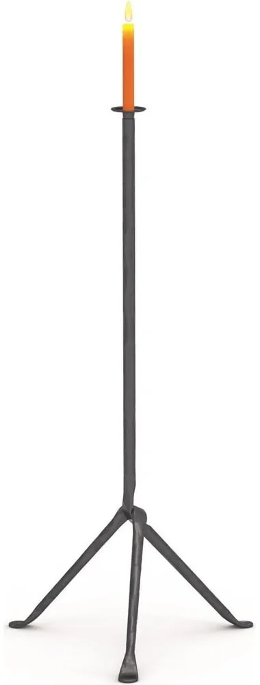 Antracitově šedý svícen na 1 svíčku Magis Officina, výška 98 cm