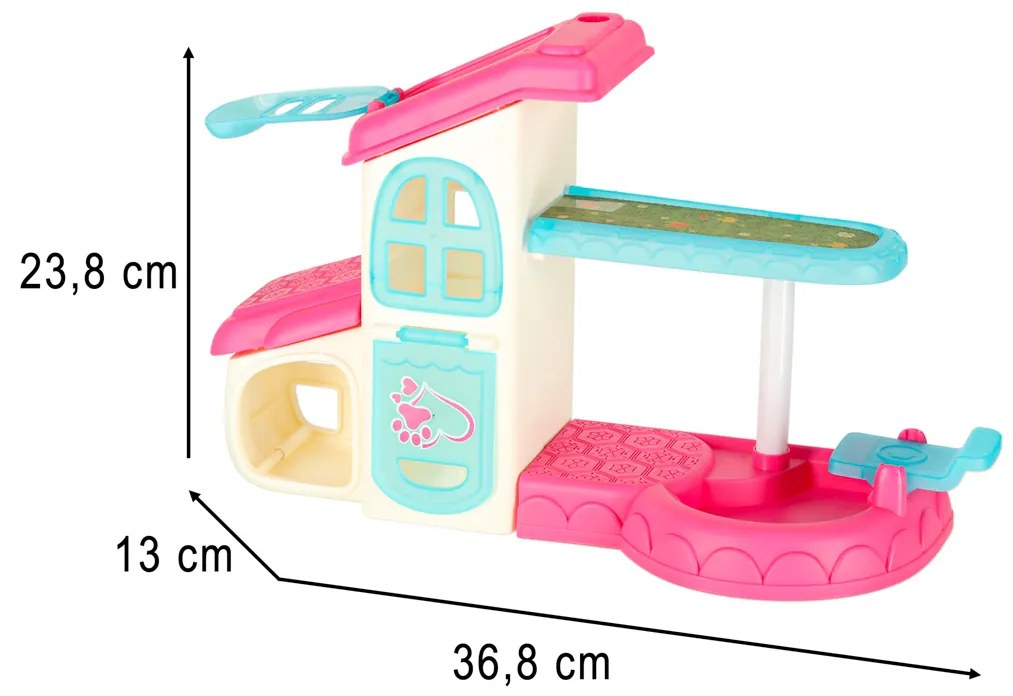 Creative Corner Pet hotel lázeňský dům pro psy kočky zvířata příslušenství 26 položek