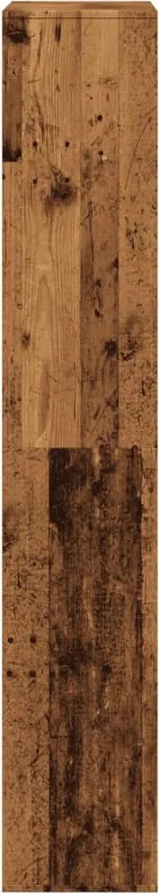 Dělicí stěna old wood 100 x 33 x 187,5 cm kompozitní dřevo 3309508