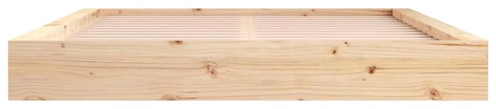Rám postele 150 x 200 cm King Size masivní dřevo - Default Title