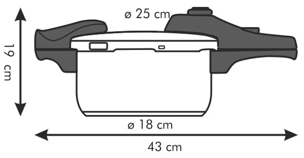 TESCOMA Tlakový hrnec BIO EXCLUSIVE+ 4,0 l