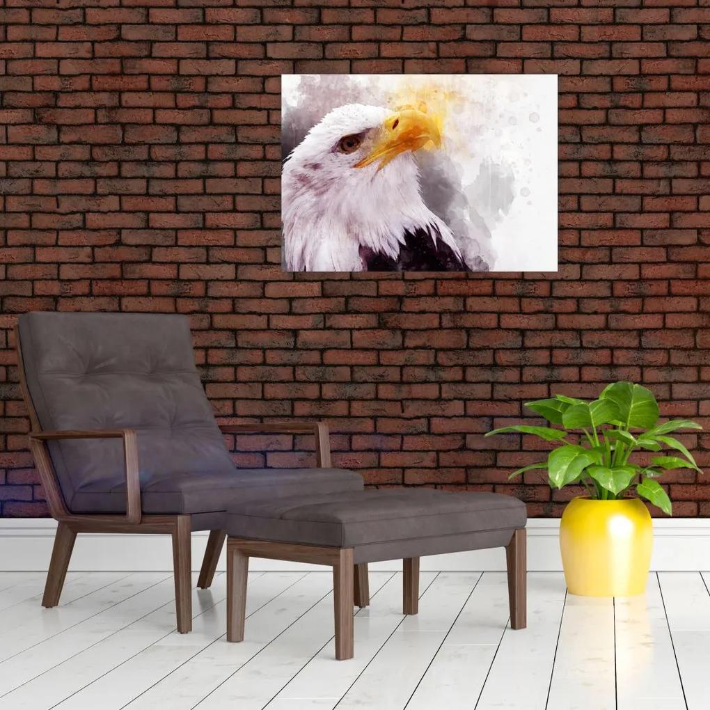 Skleněný obraz orla (70x50 cm)