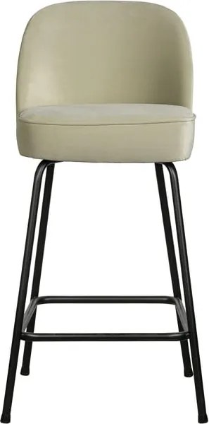 Sametová barová židle v mentolové barvě (výška sedáku 64 cm) Vogue – WOOOD