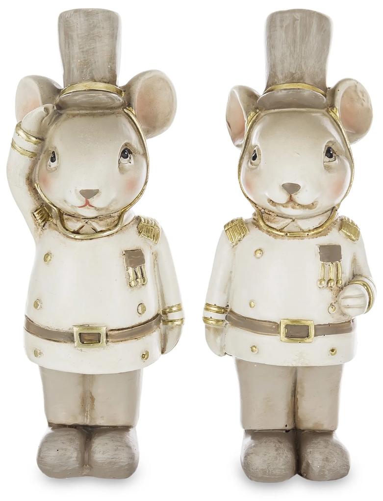 Figurka myška v uniformě 2 varianty 161146