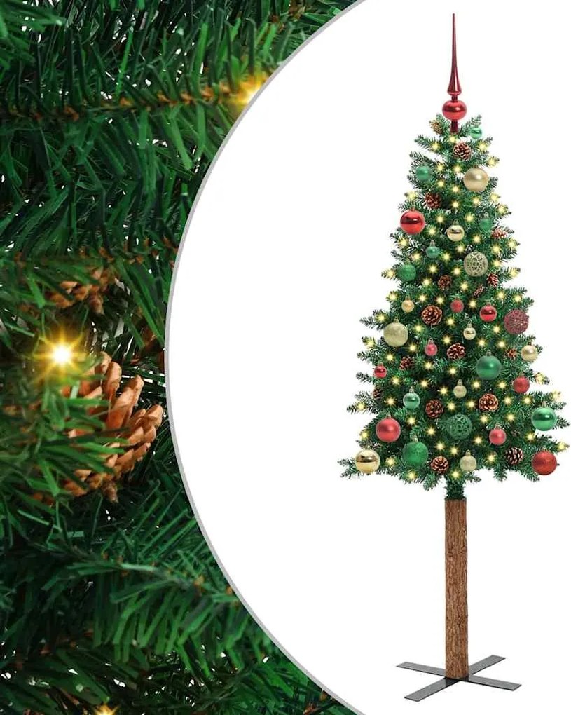 Úzký vánoční stromeček Zelená 150 cm 3394859
