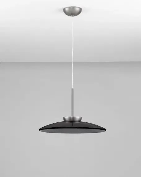 LED stmívatelný nikl designový lustr Esti