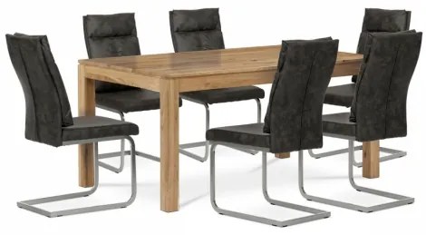 Jídelní stůl 160x90 x75 masiv dub, povrchová úprava olejem DS-F160 DUB