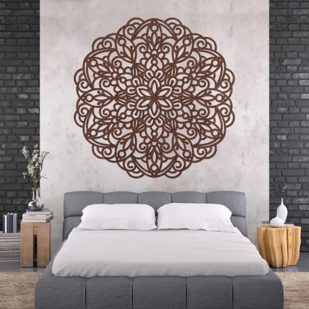 Dřevěná nástěnná dekorace mandala I SENTOP PR0248