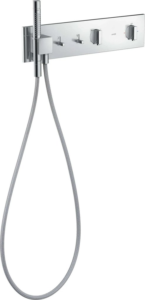 Axor ShowerComposition - Termostatická baterie pod omítku, pro 2 spotřebiče, s příslušenstvím, chrom 12571000