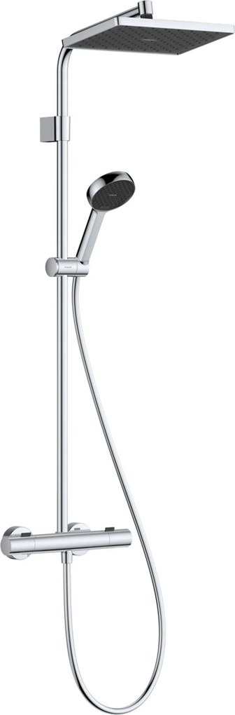 Hansgrohe Activera Q - Sprchový set s termostatem, 29x18 cm, 2 proudy, EcoSmart, chrom 28748000