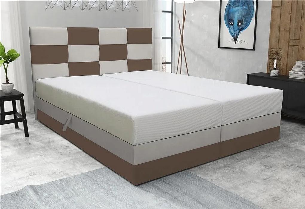 Manželská postel MONA včetně matrace, 180x200, Cosmic 160/Cosmic 10