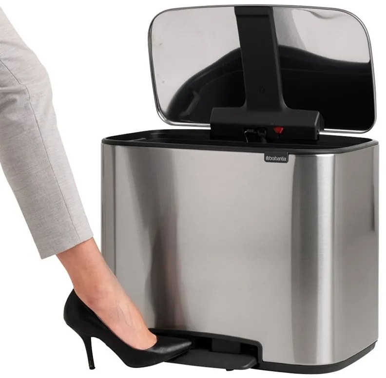 Brabantia BO pedálový koš matná ocel otiskuvzdorná