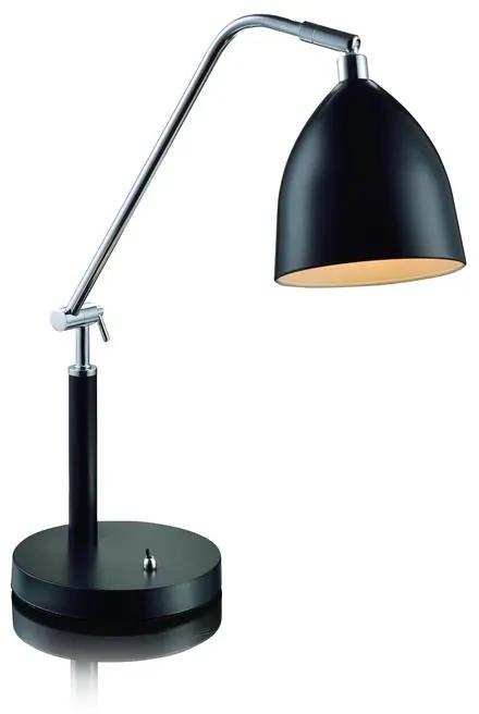 Markslojd 105025 FREDRIKSHAMN - Polohovací stolní lampa v černé barvě,  výška 58cm | BIANO