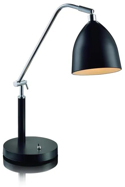 Markslojd 105025 FREDRIKSHAMN - Polohovací stolní lampa v černé barvě, výška 58cm